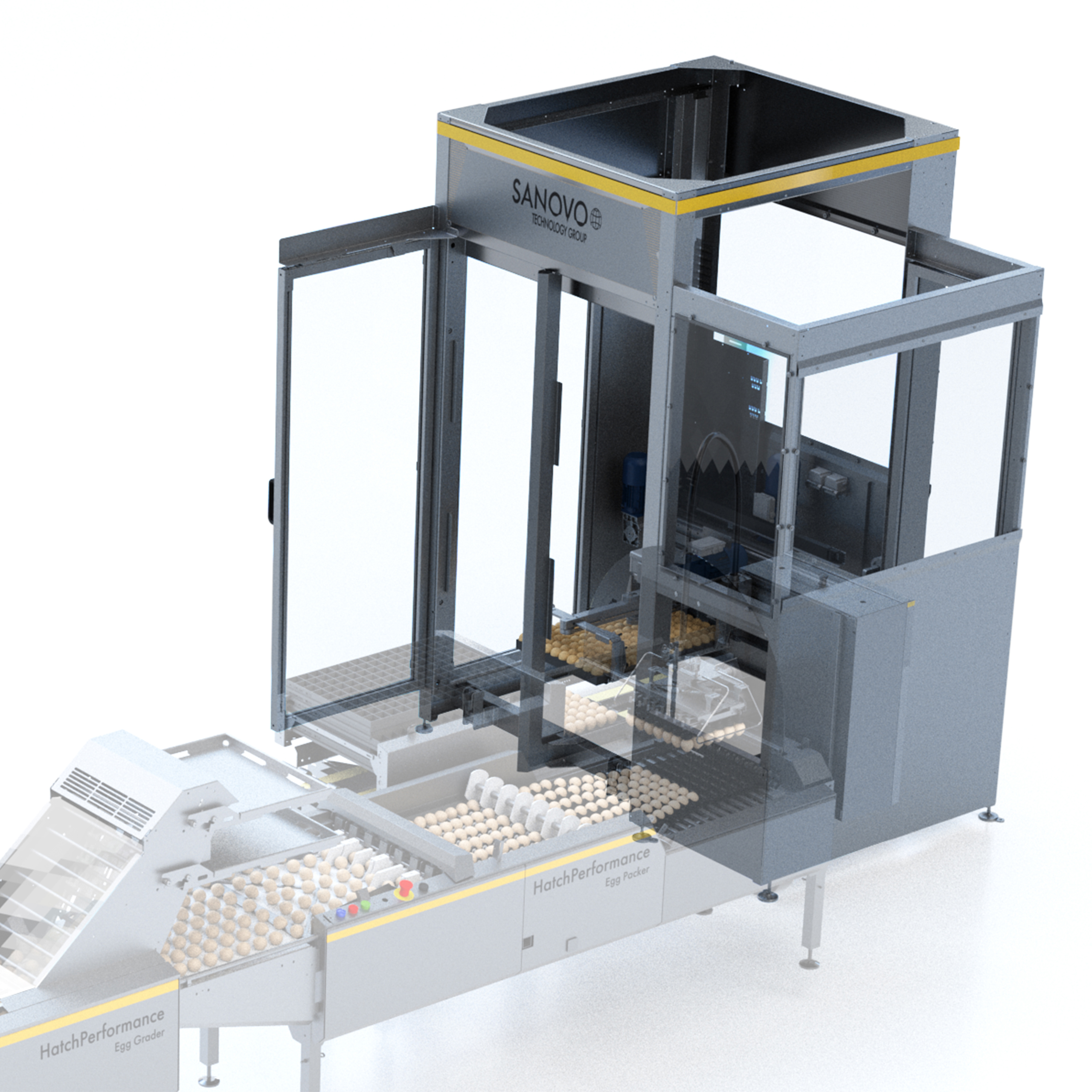 HatchPerformance Trolley Loader | Automated Setter Tray Stacking for ...