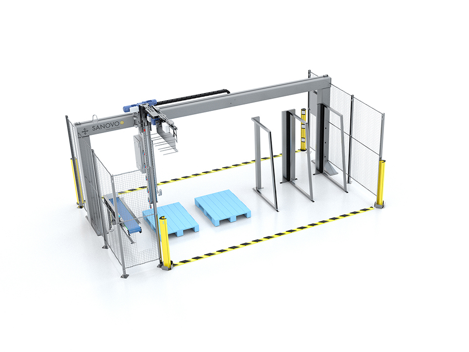 Fully Automated Tray Stack Palletizing Machine - SANOVO Stack ...