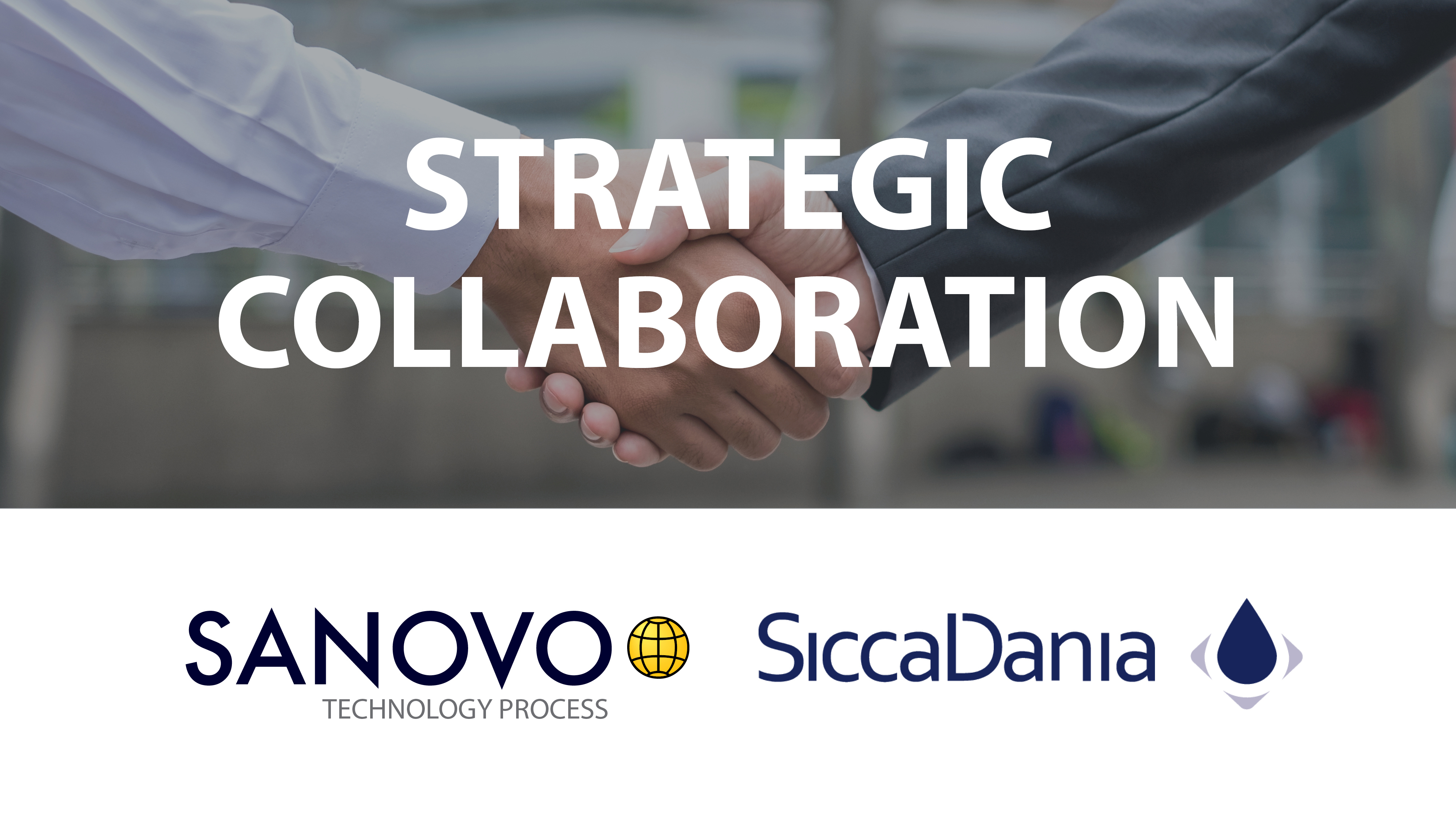 Strategic collaboration between SANOVO and SiccaDania | Sanovo Technology