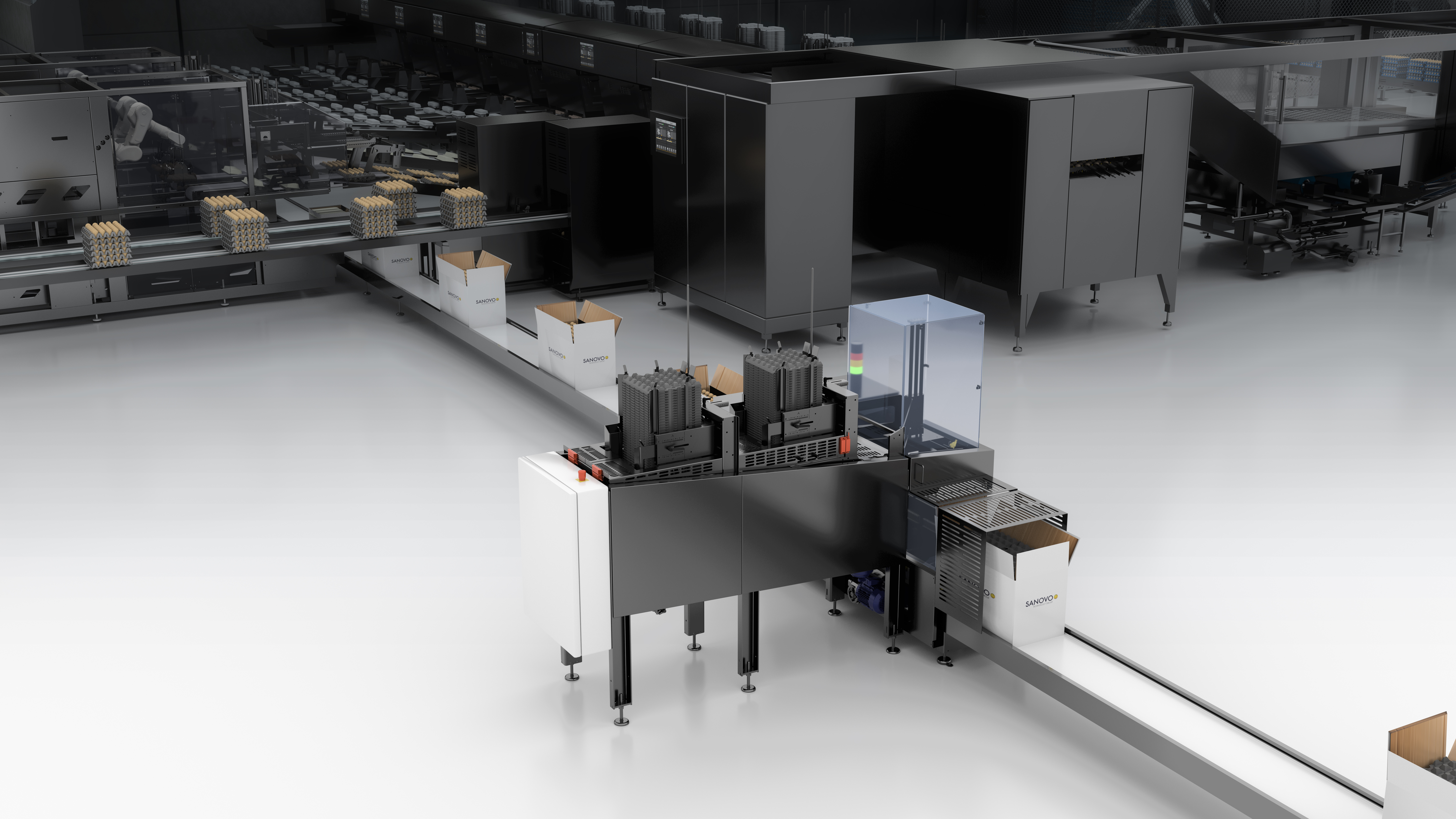 Top Tray Denester | Automatic Tray Placement for Egg Cases | Sanovo ...