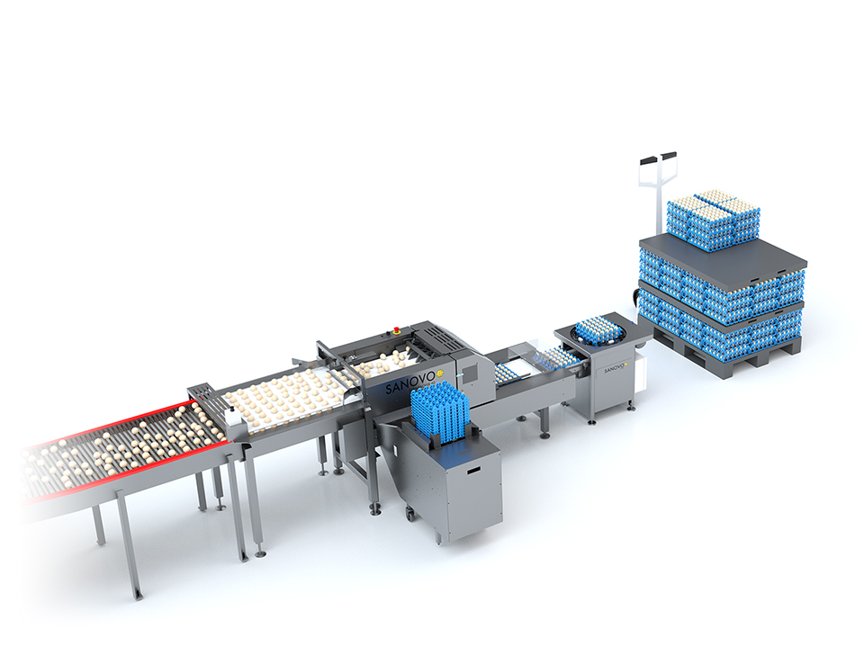 Farmpacker 40 | Compact Egg Packer Machine for Small Farms | Sanovo ...