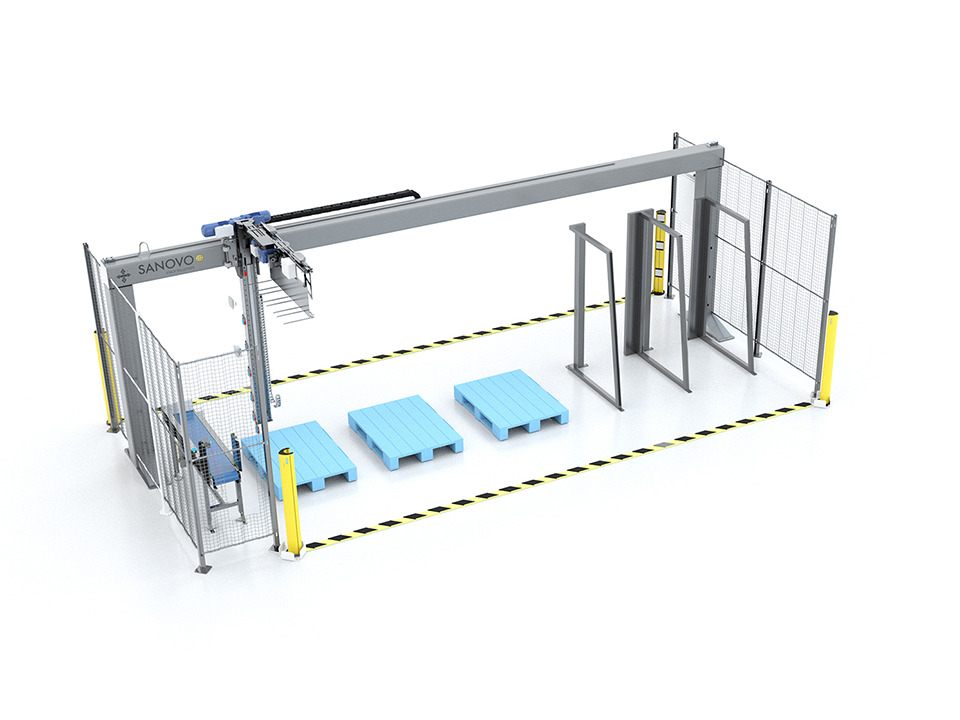 Fully Automated Tray Stack Palletizing Machine - SANOVO Stack ...