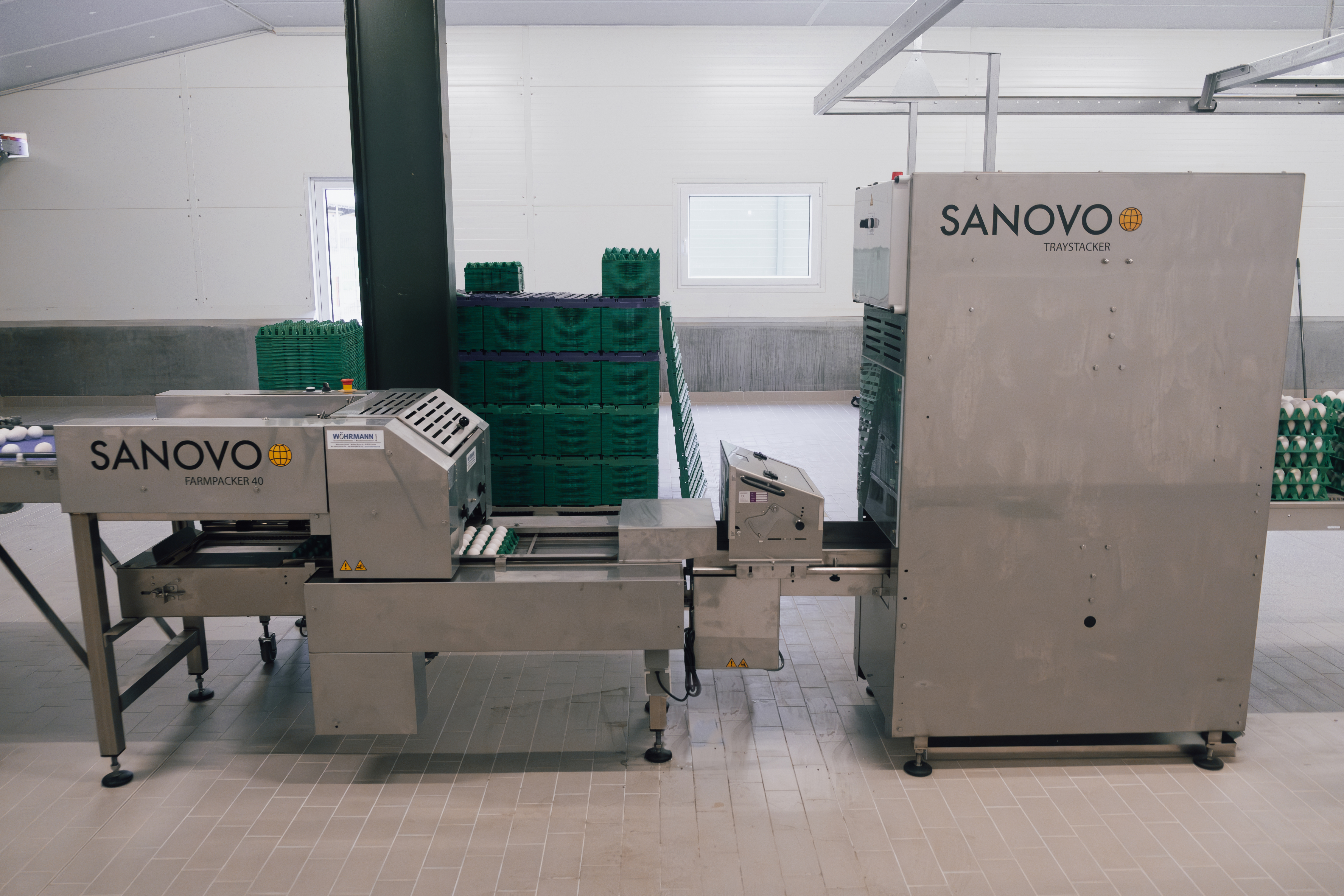 Tray Stacker SX40 | Automated Egg Tray Stacking for Farm Efficiency ...