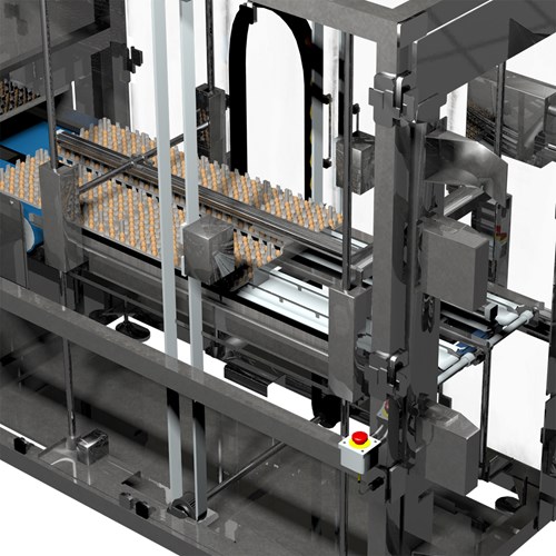 Automated Trolley Unloader with Advanced Vision Software for Seamless Egg Handling | Sanovo ...