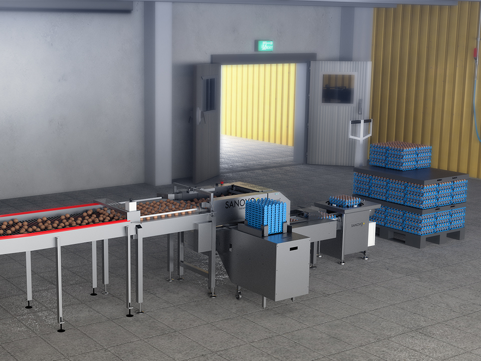 Farmpacker 40 | Compact Egg Packer Machine for Small Farms | Sanovo ...